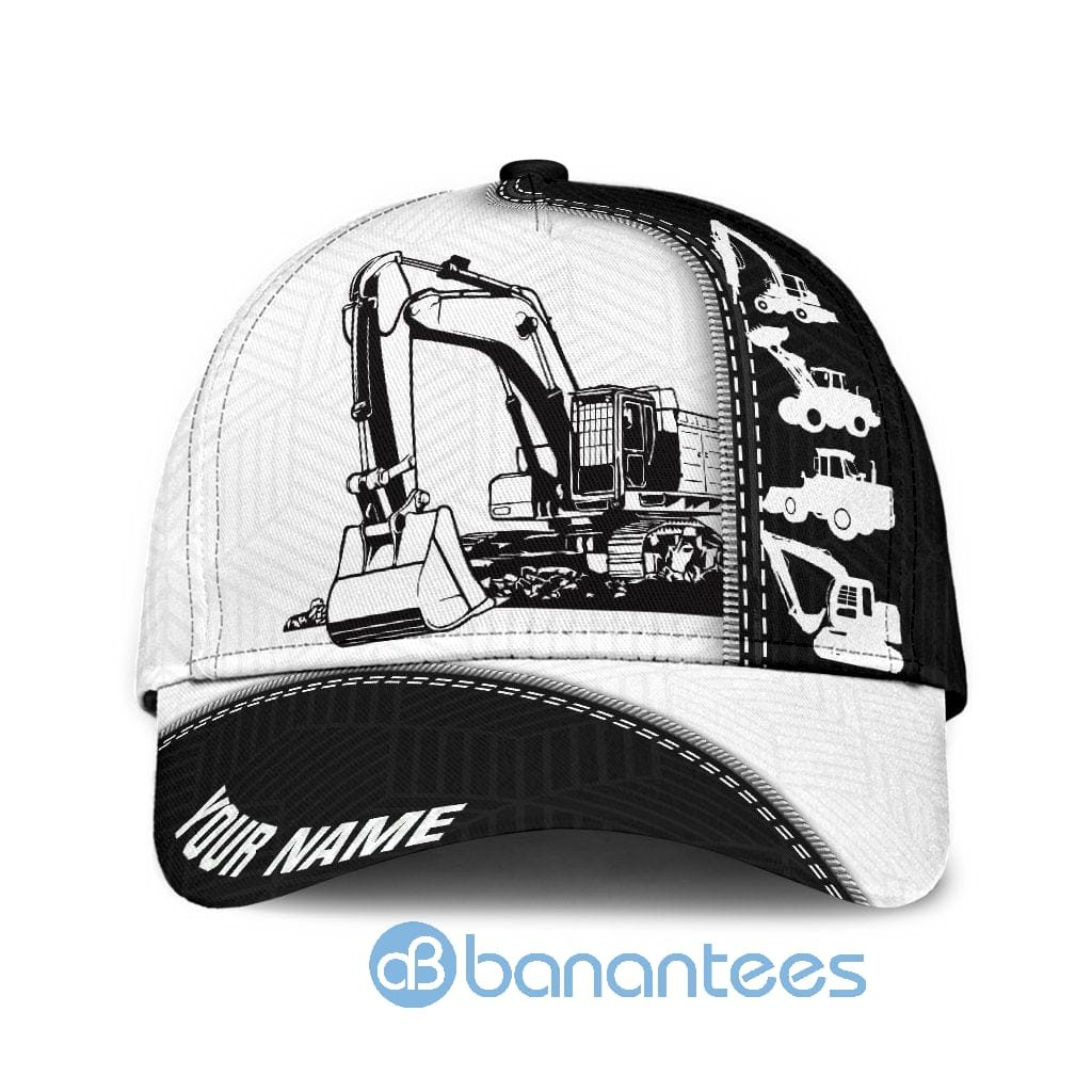Custom Heavy Equipment All Over Printed 3D Cap - Banantees