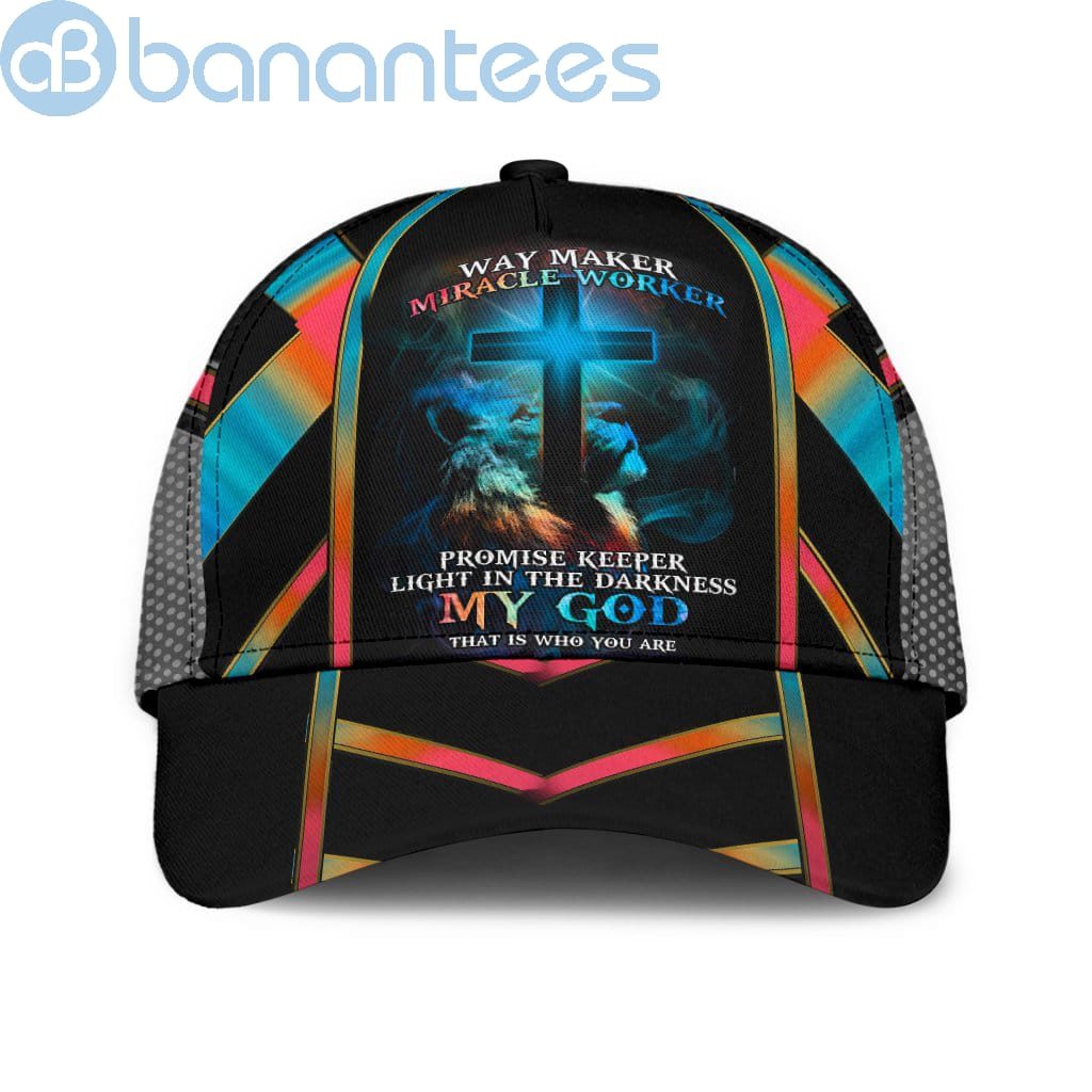 Jesus Way Maker Miracle Worker All Over Printed 3D Cap - Banantees