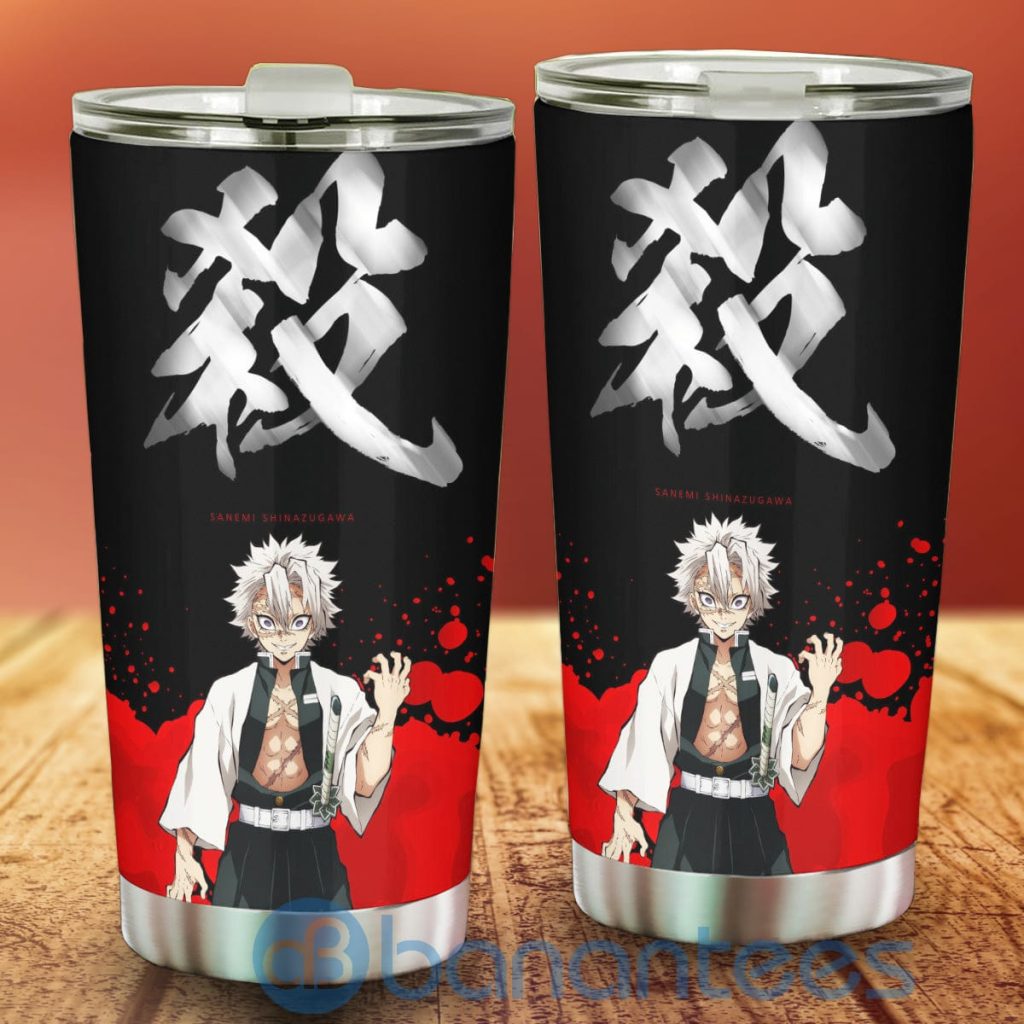 Demon Slayer Anime Lover Sanemi Shinazugawa X Symbol Tumbler - Banantees