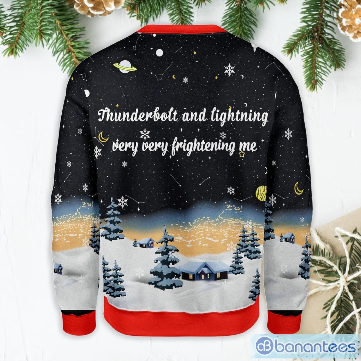 Thunder Fightening Galileo Ugly Christmas Sweater - Banantees