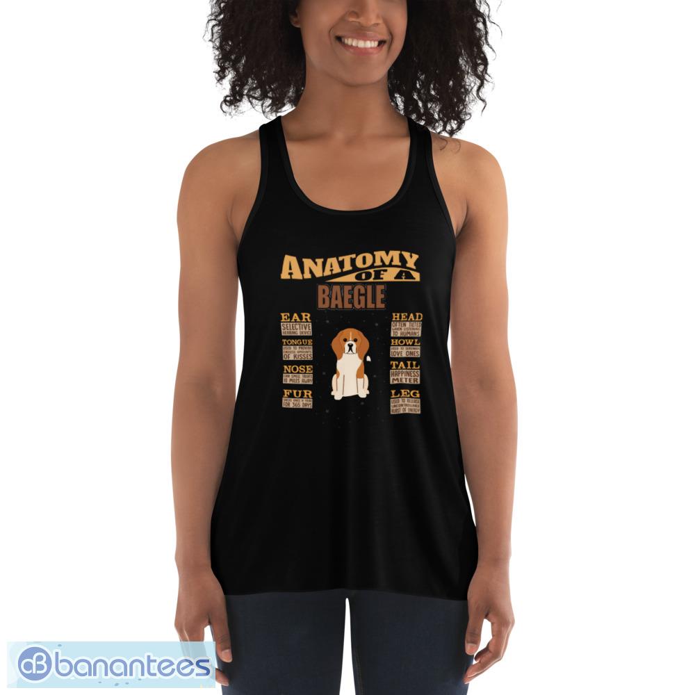 Anatomy Of A Baegle - Baegle English Beagle Ear Head T-Shirt - Banantees