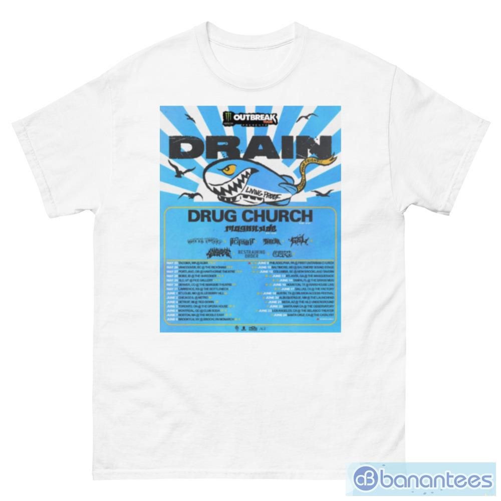 Drain Church 2023 Living Proof tour official Graphics T Shirts For Mens ...