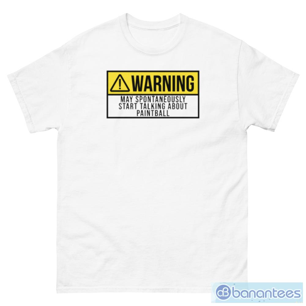 Paintball Warning Sign