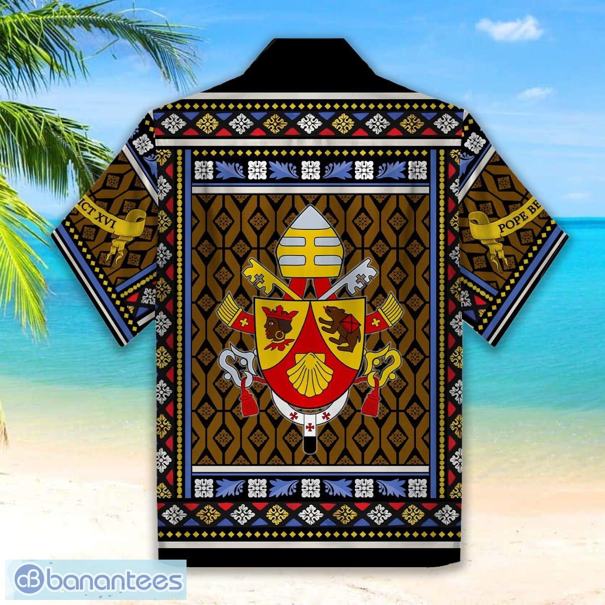 Tops Pope Benedict XVI Coat Of Arms Full Print - Banantees