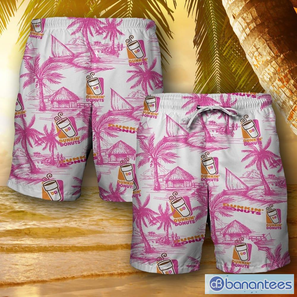 Dunkin Donuts Food Shirt, Tropical Flower Aloha Hawaiian Shirts And ...