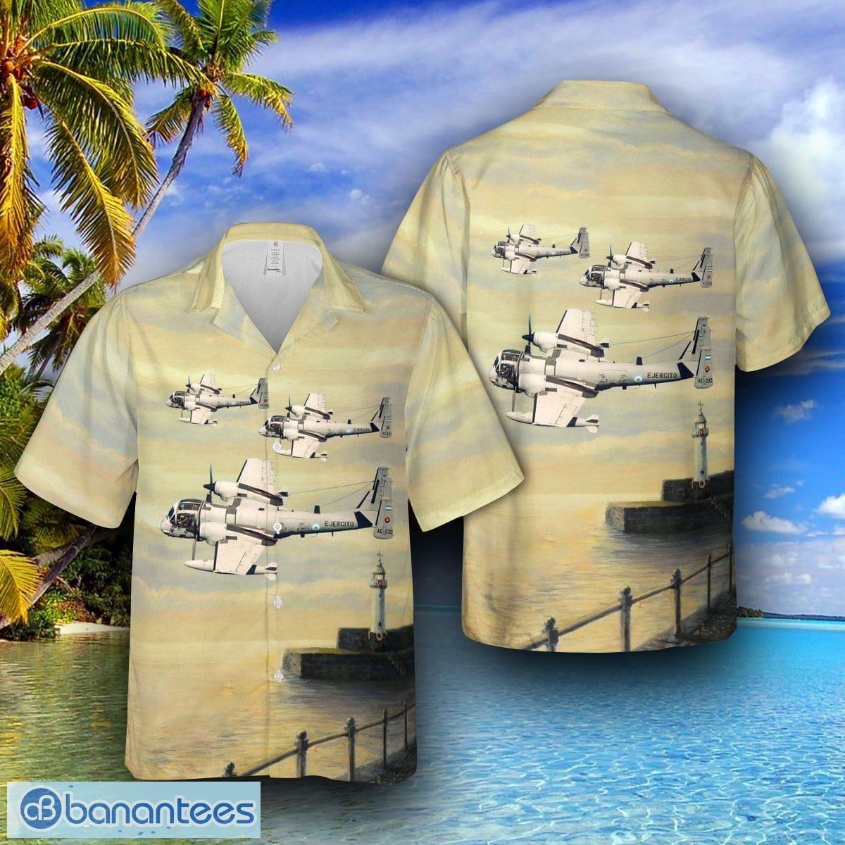 Argentine Army Grumman OV-1D Mohawk (G-134) Hawaiian Shirt For Men And ...