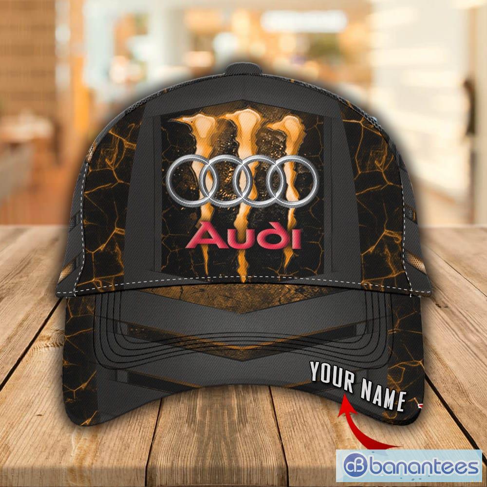 Audi Logo Green Monster Car Hat Cap Custom Name - Banantees