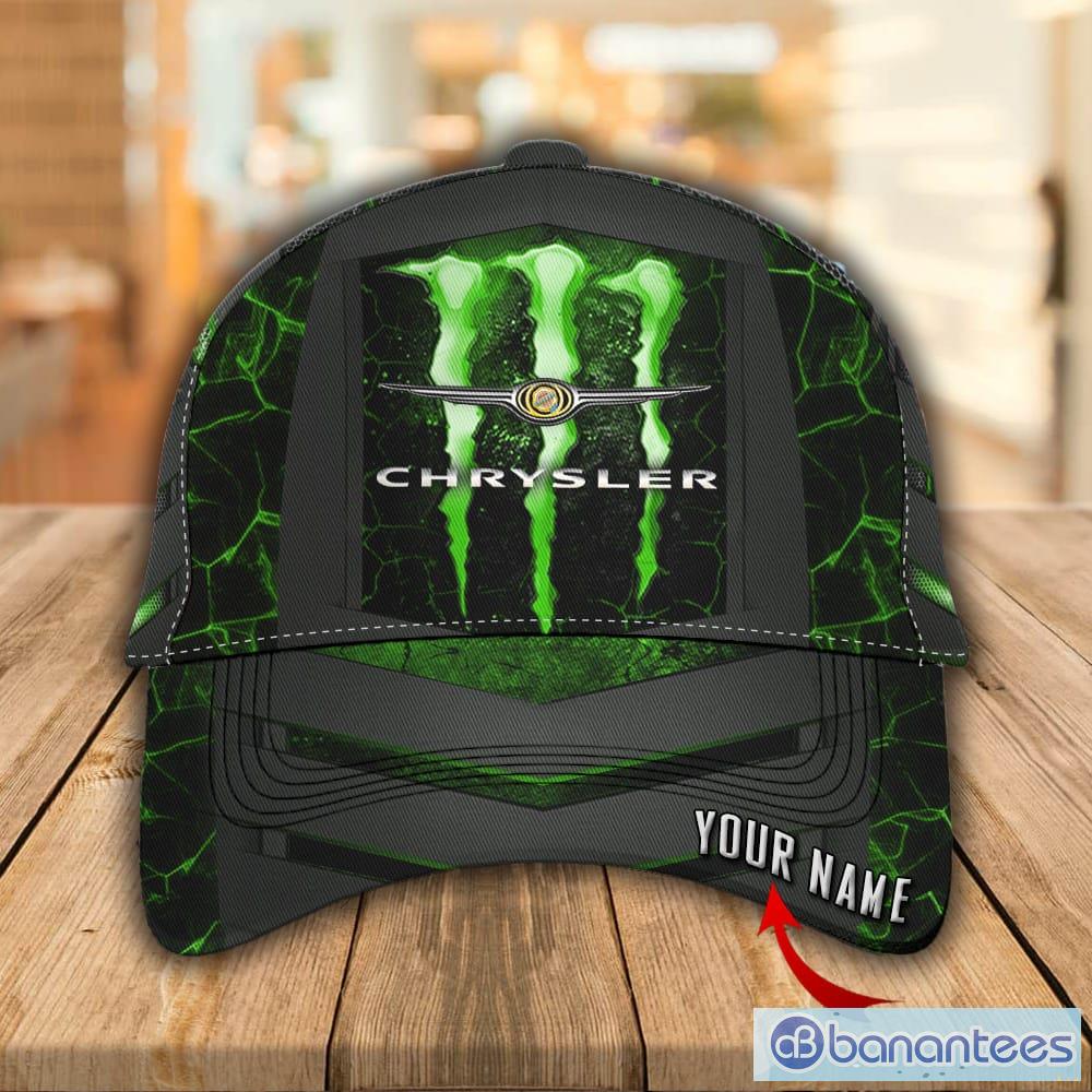 Chrysler Logo Green Monster Car Hat Cap Custom Name - Banantees