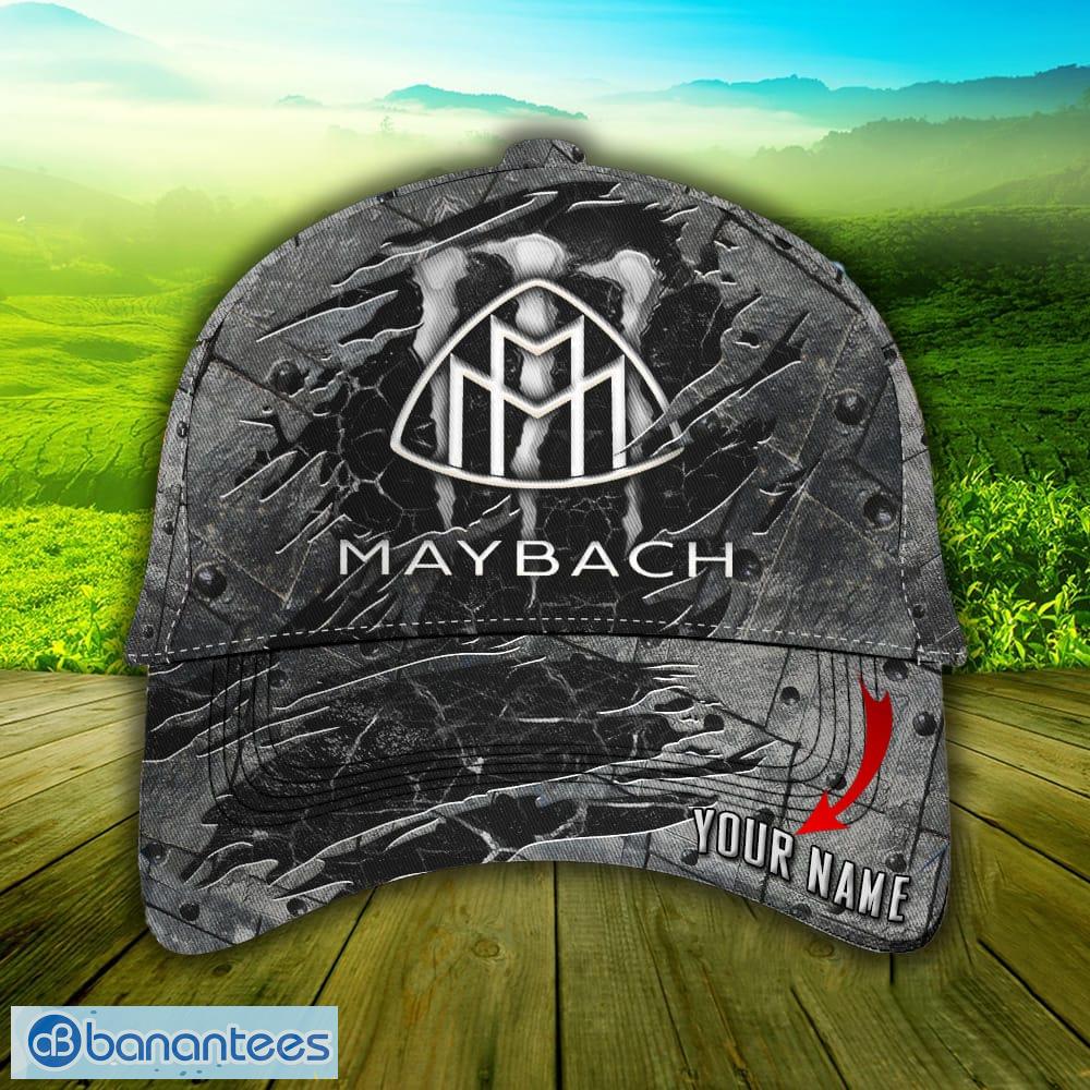 Custom Name Maybach Logo Colorful Monster Scratch Design Car Hat Cap ...