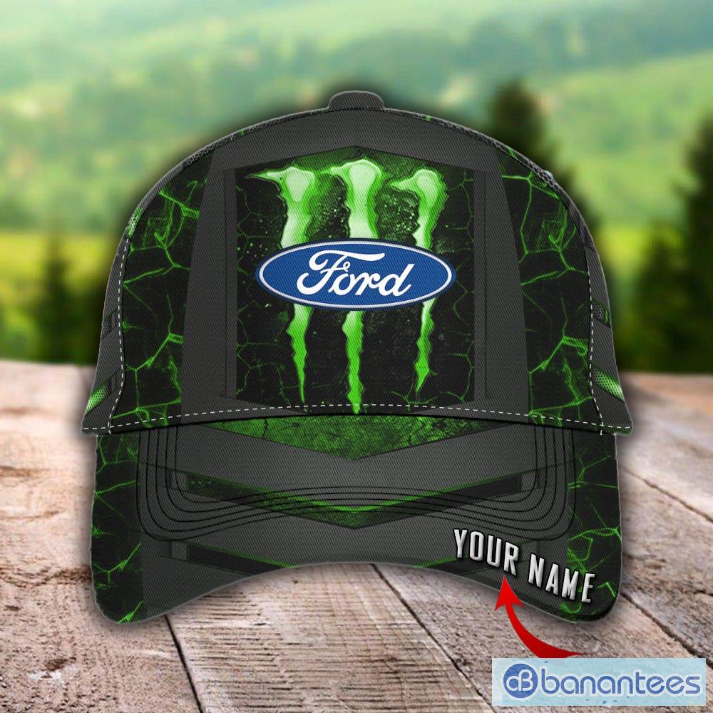 Ford Green Monster Design 7 3D Cap Hat Custom Name - Banantees