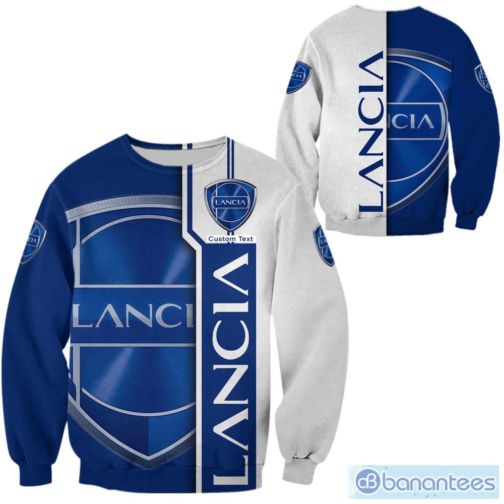 Lancia 3D Apparel Zip Hoodie, Personalized Name Print All Over For Men ...