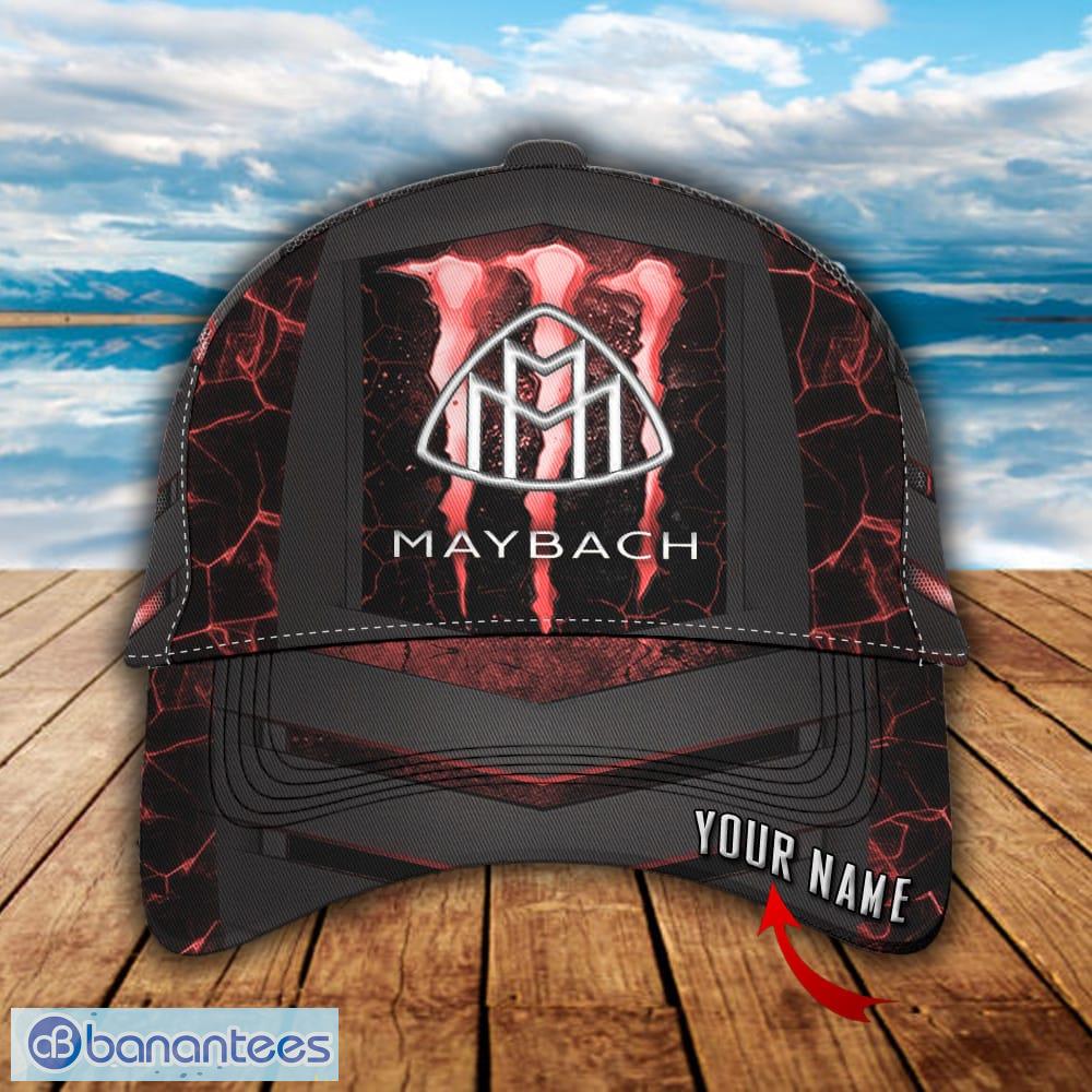 Maybach Logo Red Monster Car Hat Cap Custom Name - Banantees
