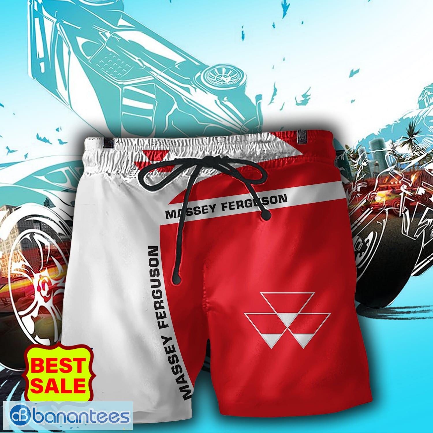 Racing Logo Massey Ferguson Fans Motorcycles And Car Short For Men And ...