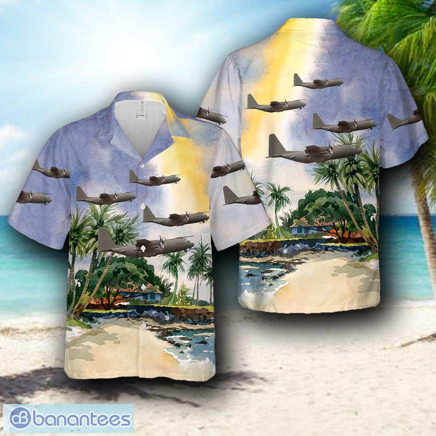 XV196, Lockheed C-130K Hercules Royal Air Force Hawaiian Shirt For Men ...