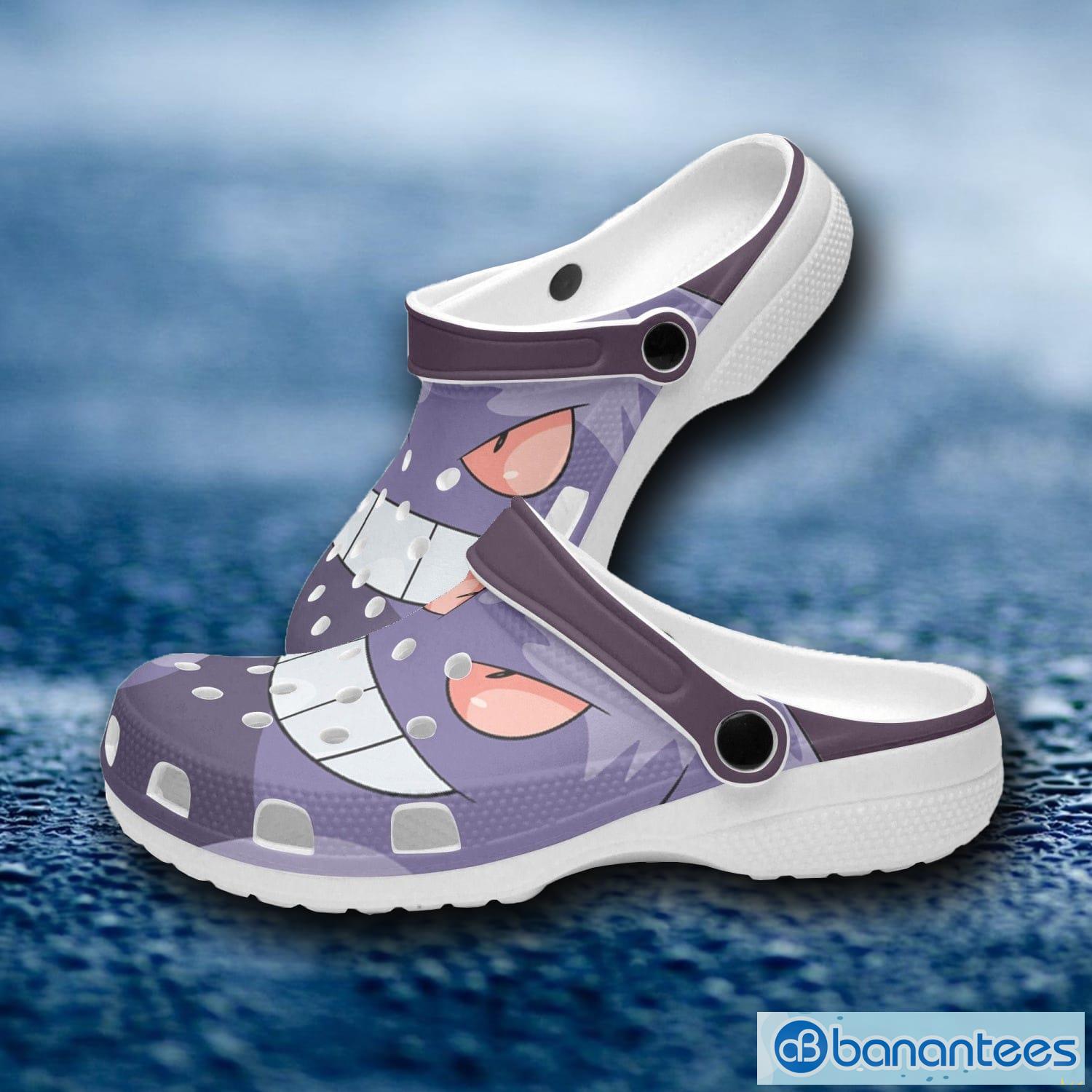 Gengar Pokemon Clogs Shoes Printed Gift For Men And Women Fans - Banantees