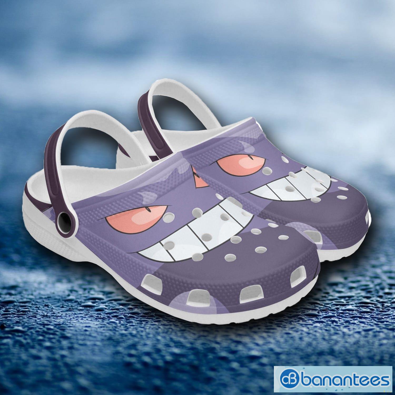 Gengar Pokemon Clogs Shoes Printed Gift For Men And Women Fans - Banantees
