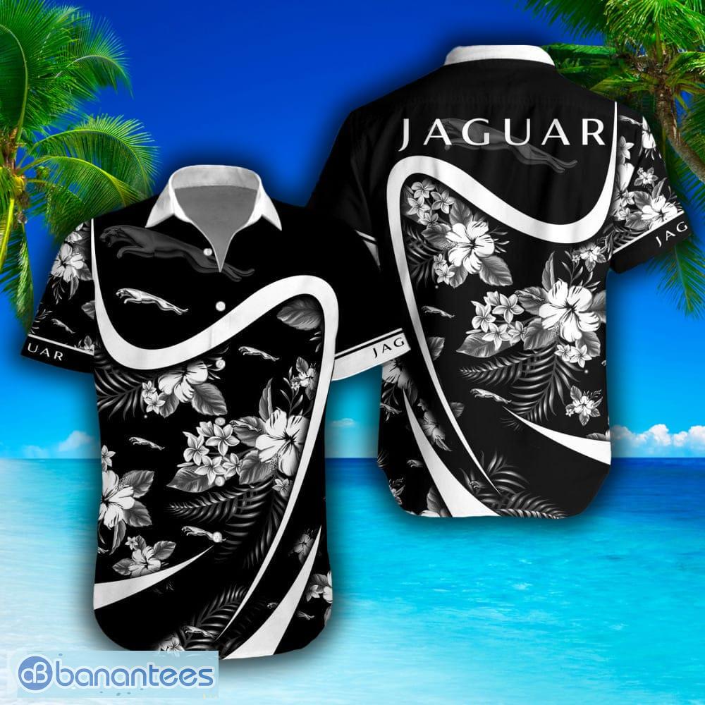 Racing Car Jaguar Logo Combo Hawaiian Shirt And Short Men Women - Banantees
