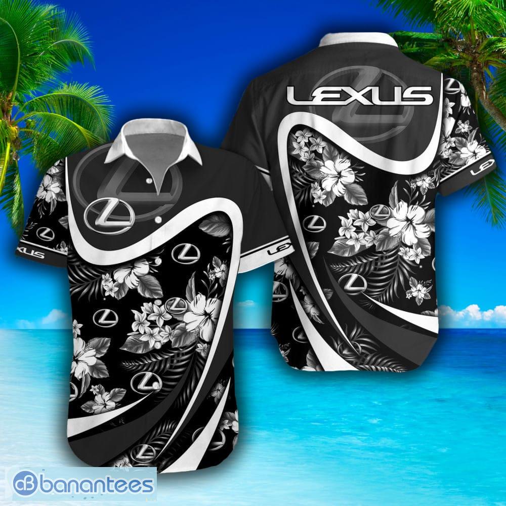 Racing Car Lexus Logo Combo Hawaiian Shirt And Short Men Women - Banantees
