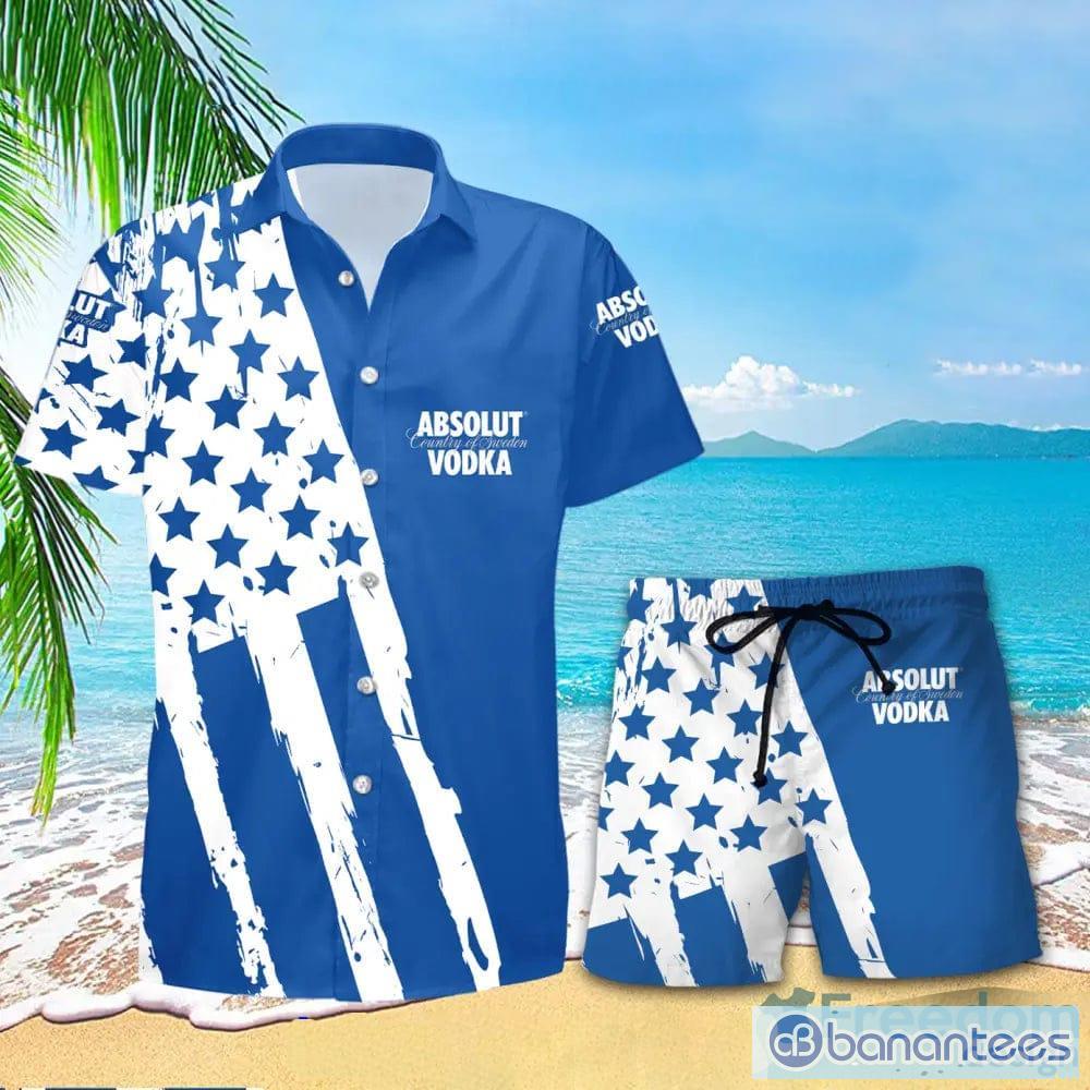 Absolut Vodka USA Flag Hawaiian Combo Shirt And Short Gift Hawaiian For ...