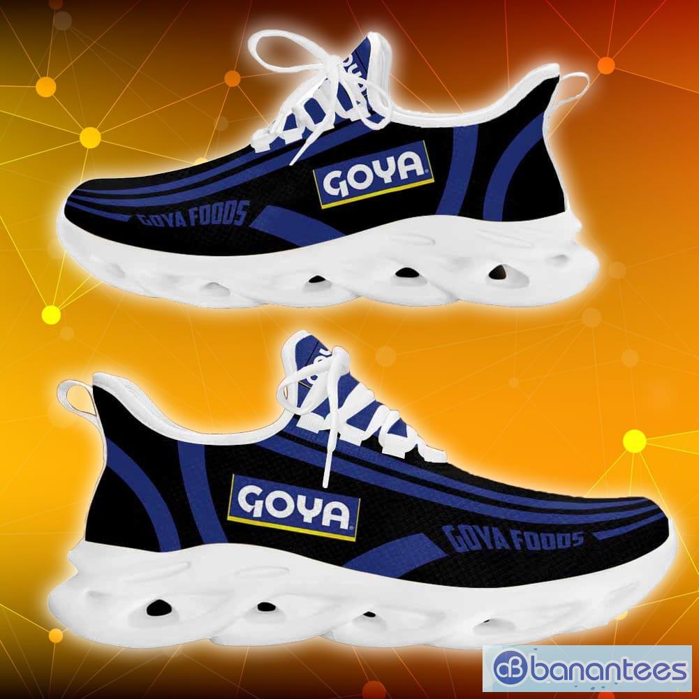 goya foods Logo Chunky Shoes White Black Max Soul Sneakers For Men And ...