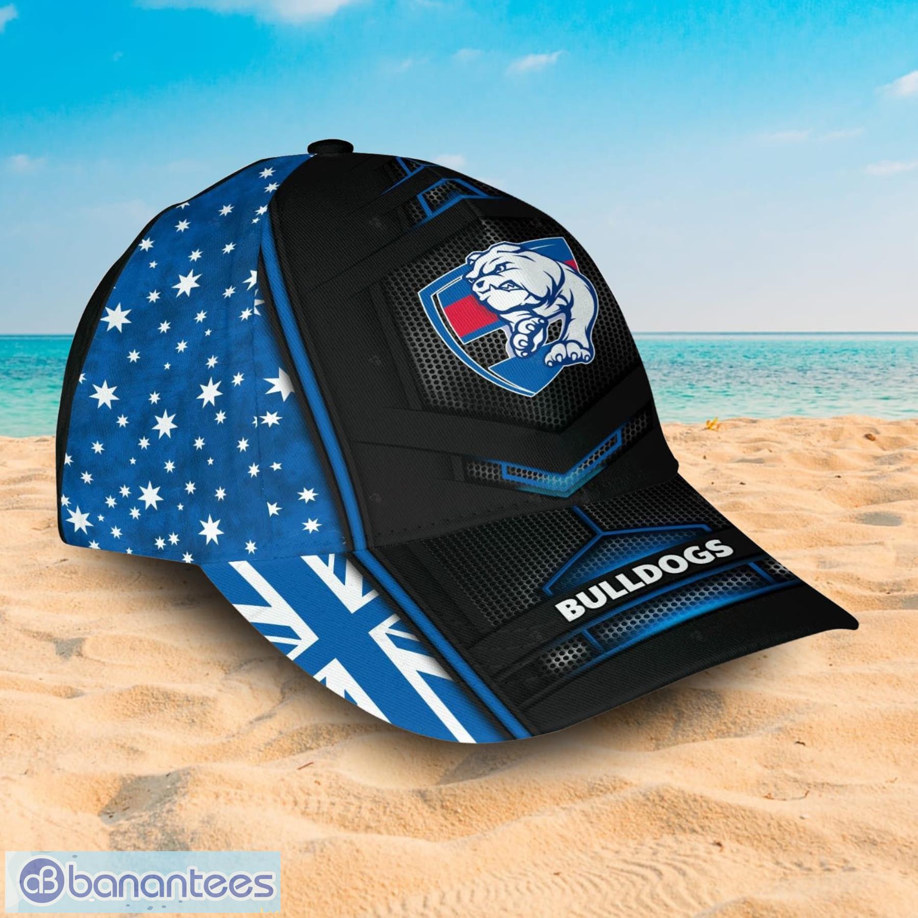 AFL Western Bulldogs And Logo Symbol Printed 3D Cap - Banantees