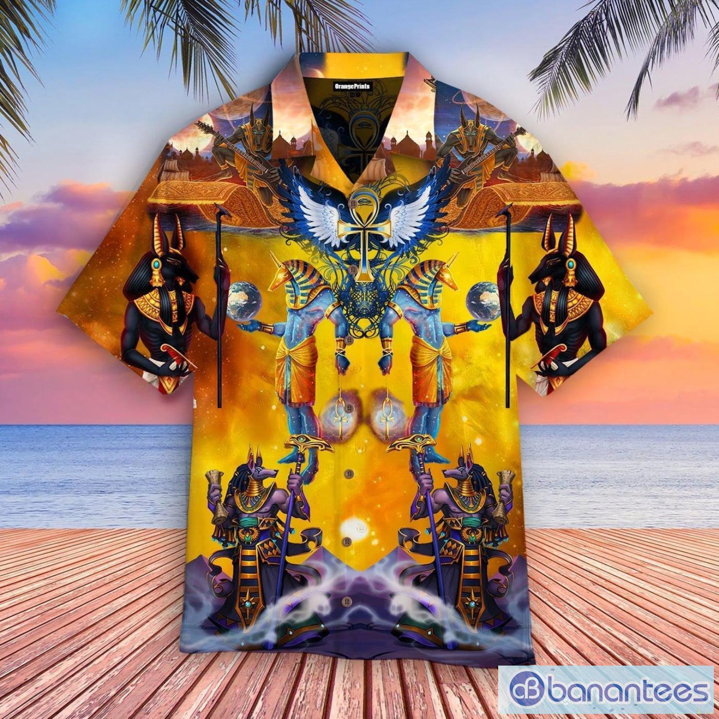 Anubis Egypt Aloha Hawaiian Shirt Summer Gift - Banantees