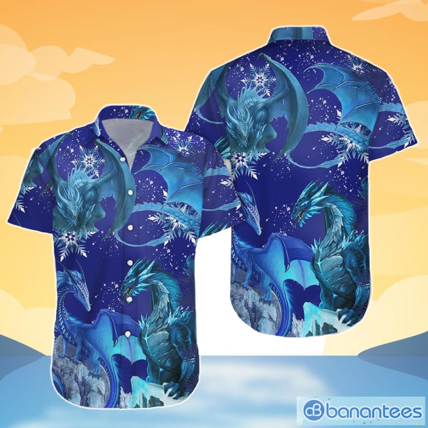 Dragon Get Here Amazing Blue Dragon Hawaiian Shirt And Shorts Special ...
