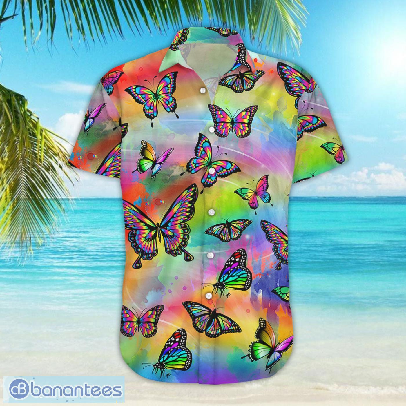 LGBTQ Rainbow Butterfly LGBT Pride Combo Hawaiian Shirt And Shorts ...