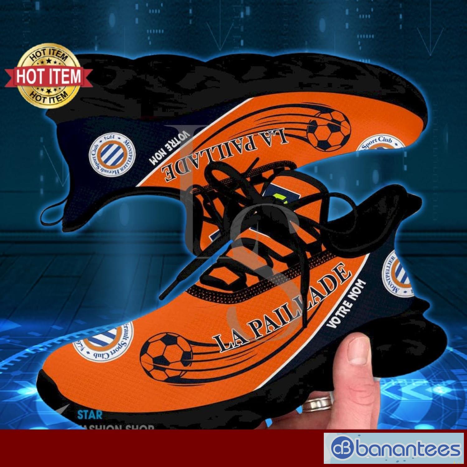 Montpellier Hsc Simple Design Personalized Running Shoes Max Shoes ...