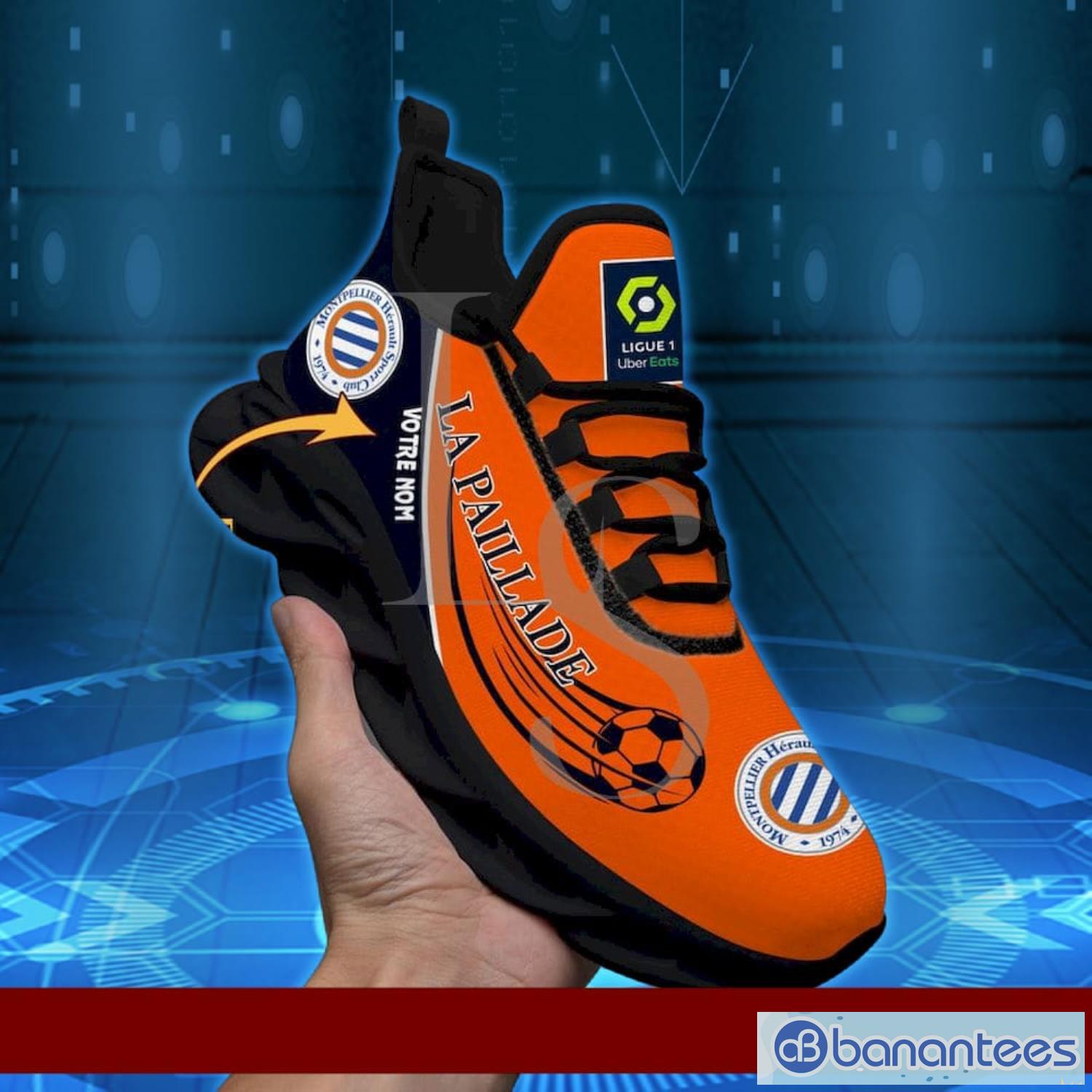 Montpellier Hsc Simple Design Personalized Running Shoes Max Shoes ...