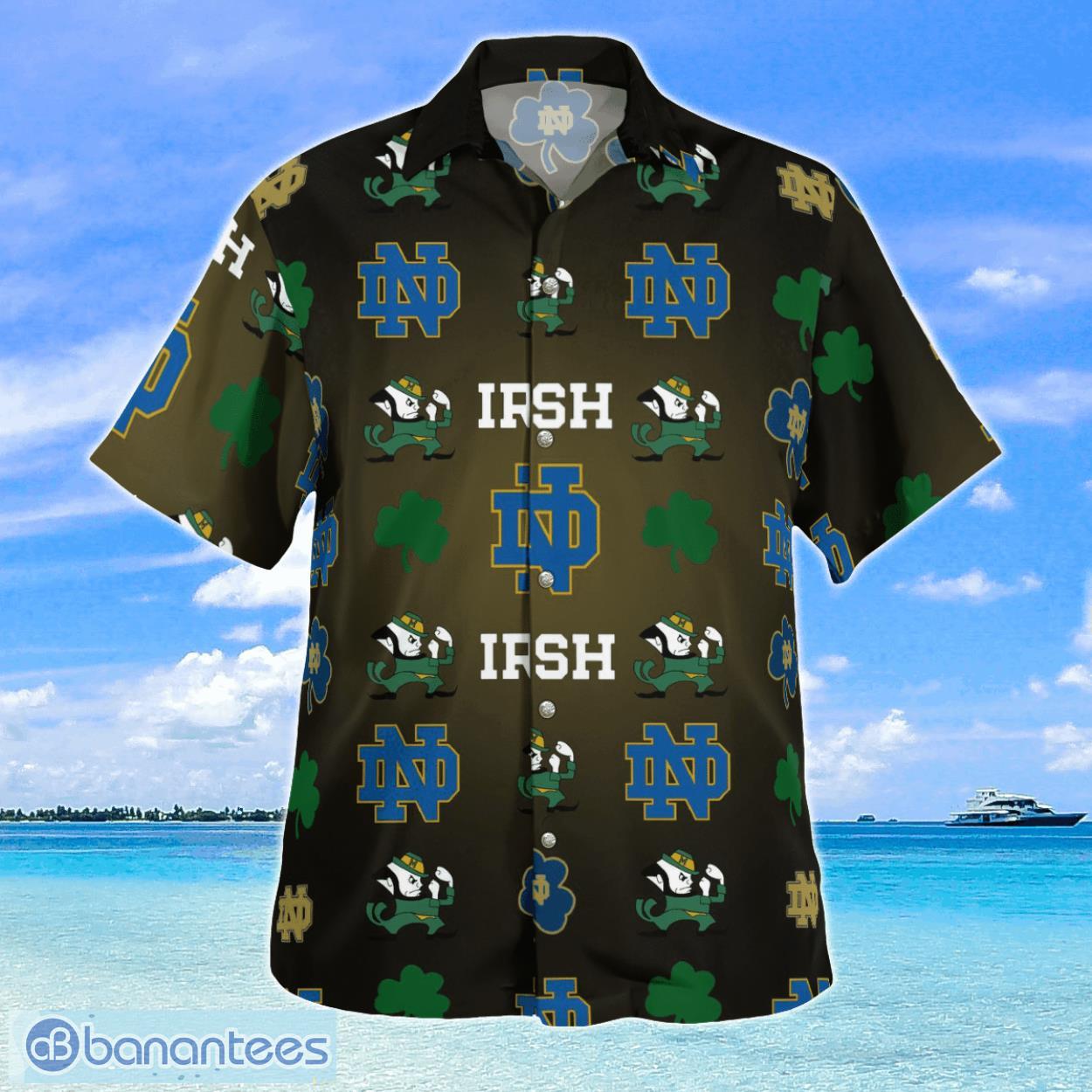 Notre Dame Fighting Irish Hawaiian Shirt Summer Gift - Banantees