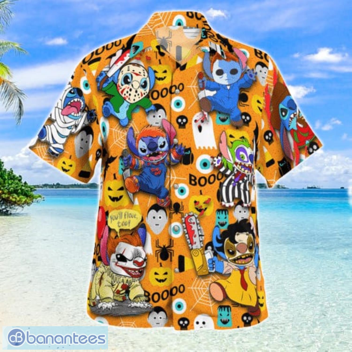 Halloween Horror Characters Aloha Hawaiian Shirt Summer Gift - Banantees