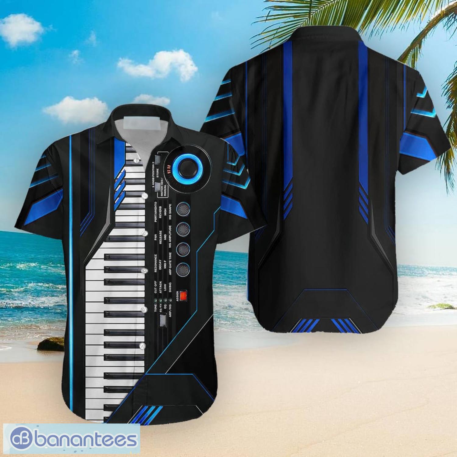 Piano Keyboard Aloha Hawaiian Shirts Gift For Summer Vacation - Banantees