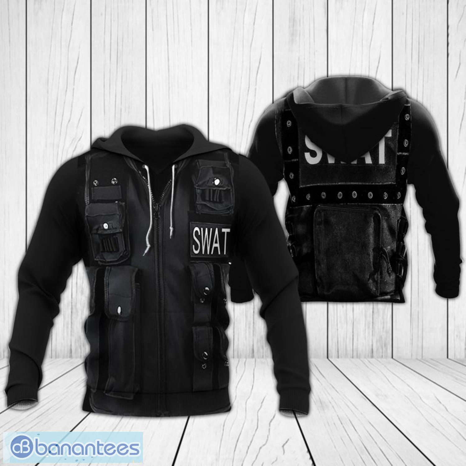 U.S SWAT Team Uniform All Over Printed 3D Hoodie - Banantees