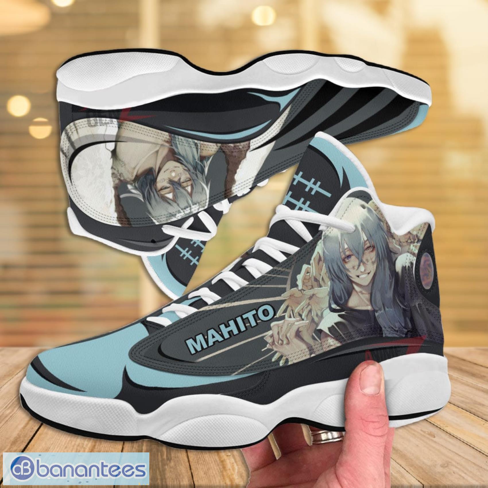 Jujutsu Kaisen Mahito AJ13 Anime Air Jordan 13 Shoes - Banantees