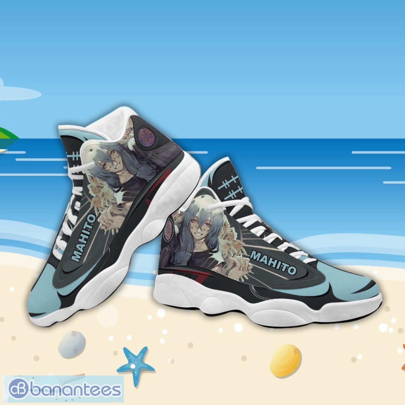 Jujutsu Kaisen Mahito AJ13 Anime Air Jordan 13 Shoes - Banantees