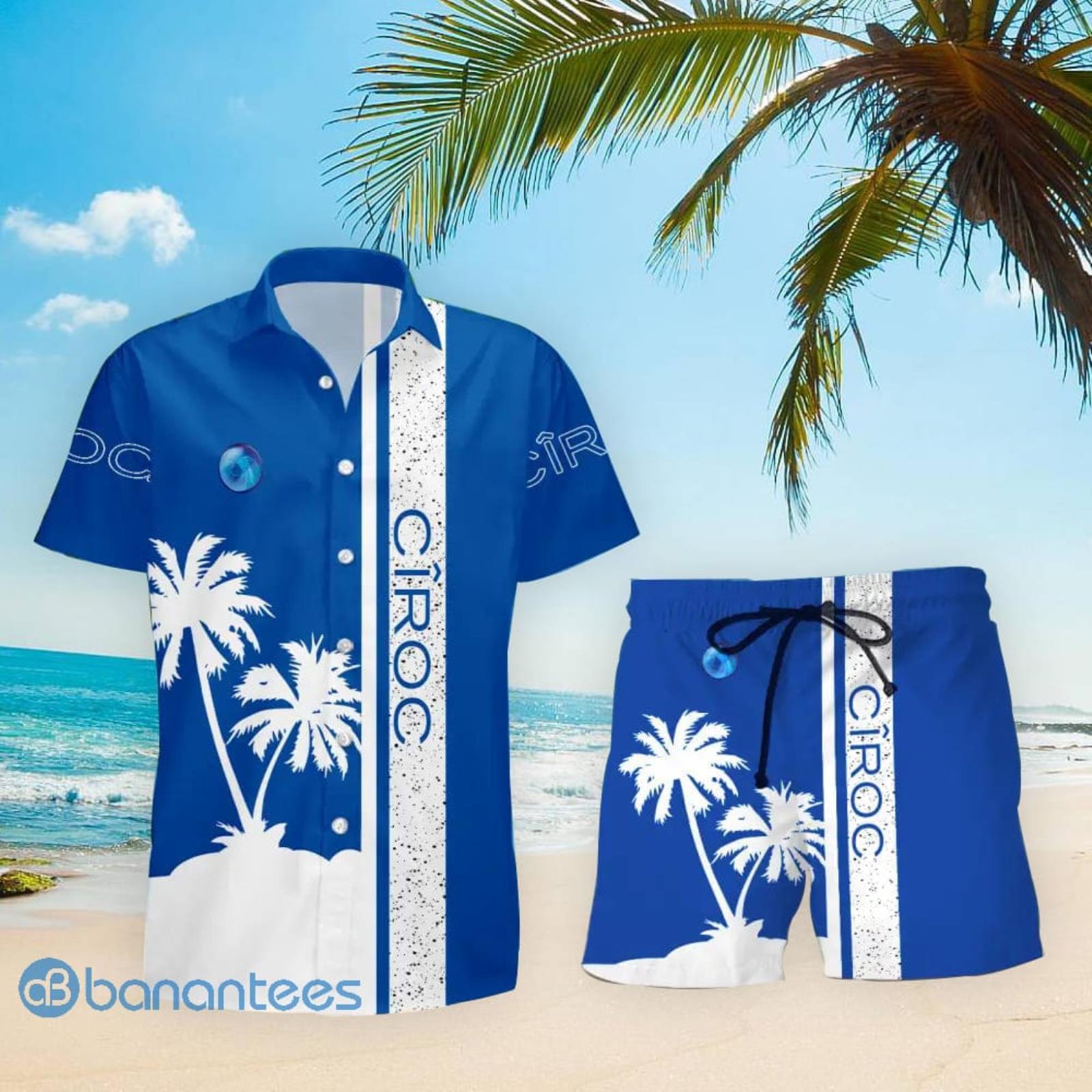 Ciroc Vodka Tropical Palm Tree Aloha Hawaiian Shirt And Shorts Summer ...