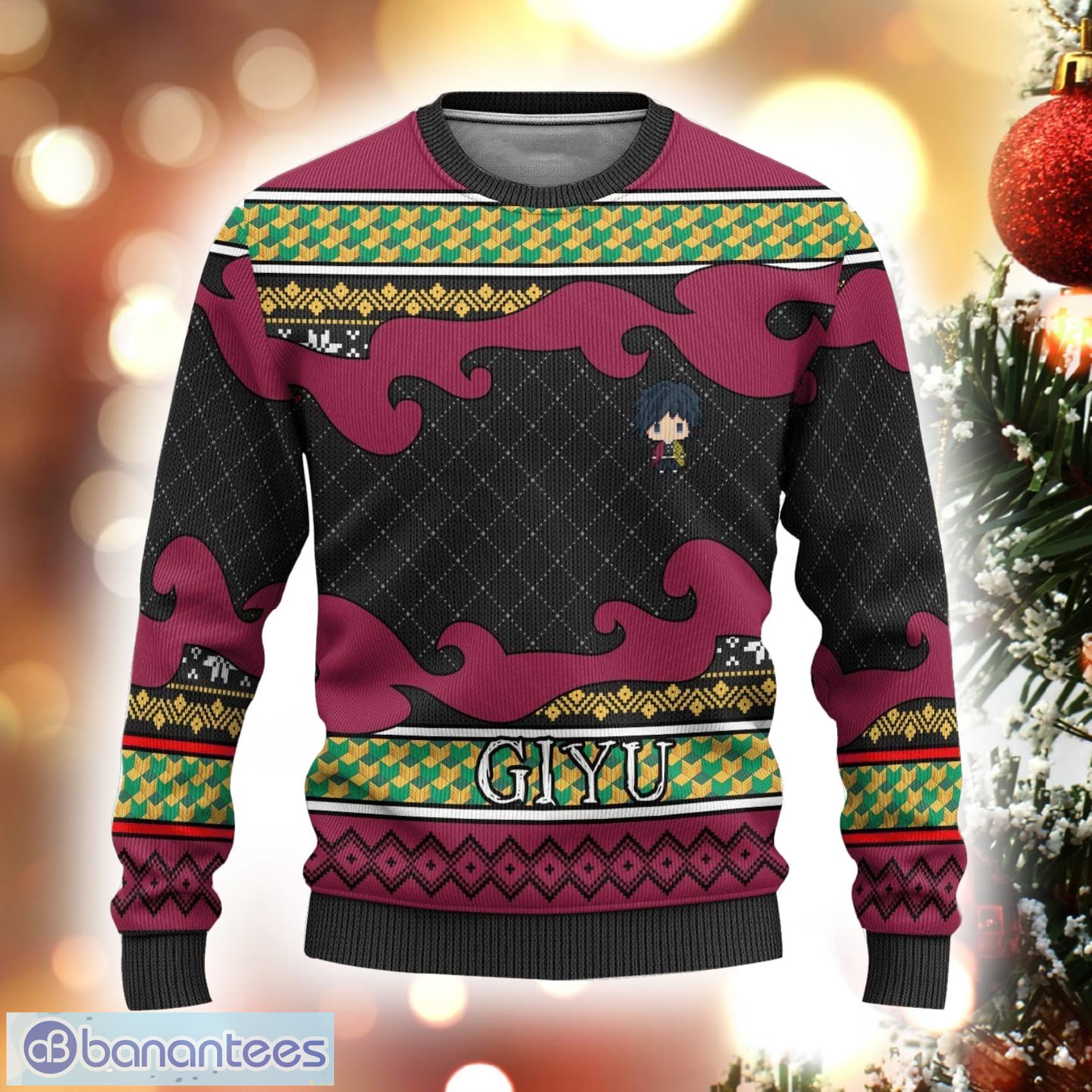 Demon Slayer Kimetsu No Yaiba Anime Giyu Tomioka 13 Christmas AOP 3D ...