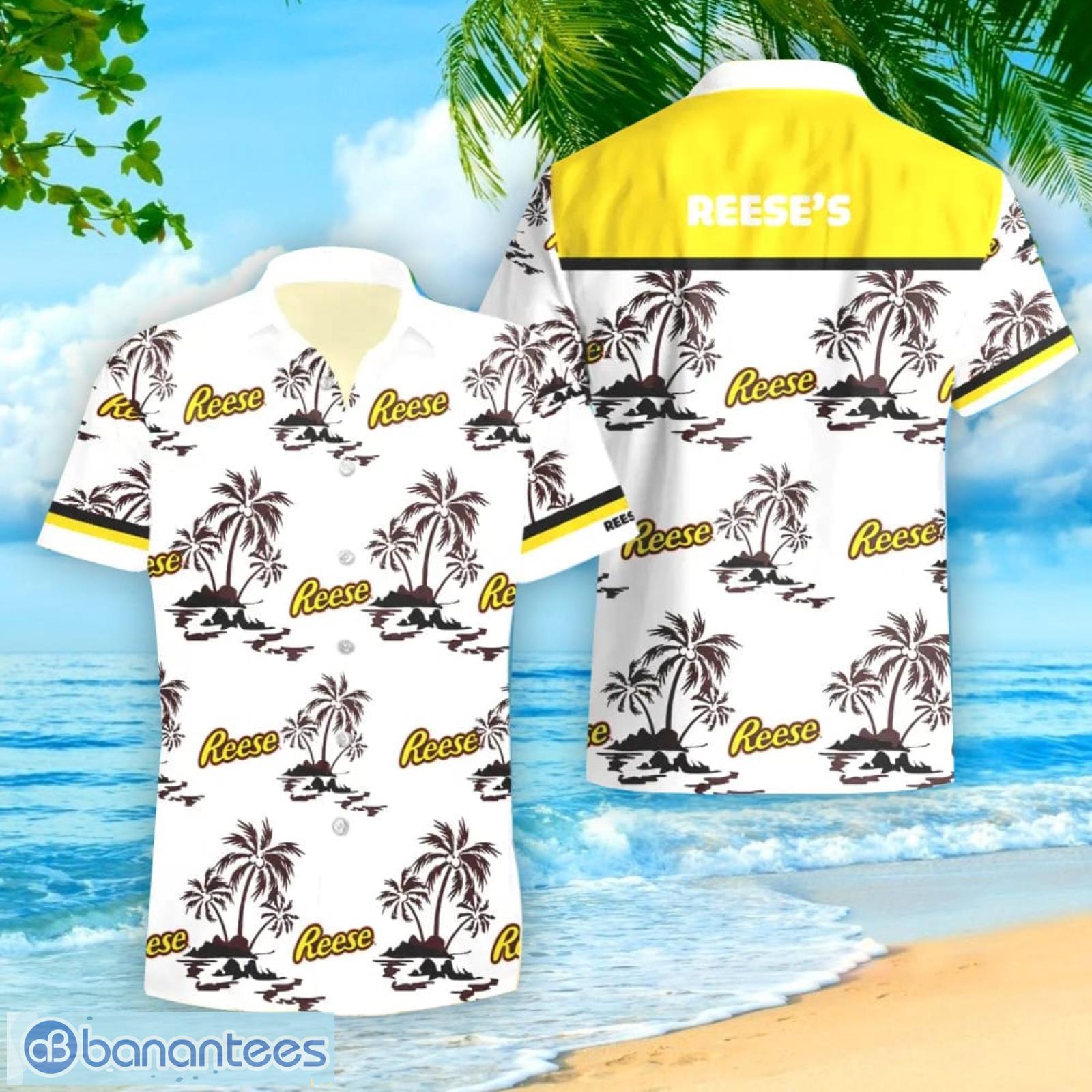 Reese’s Summer Beach Gift Coconut Pattern Hawaiian Shirt And Shorts ...
