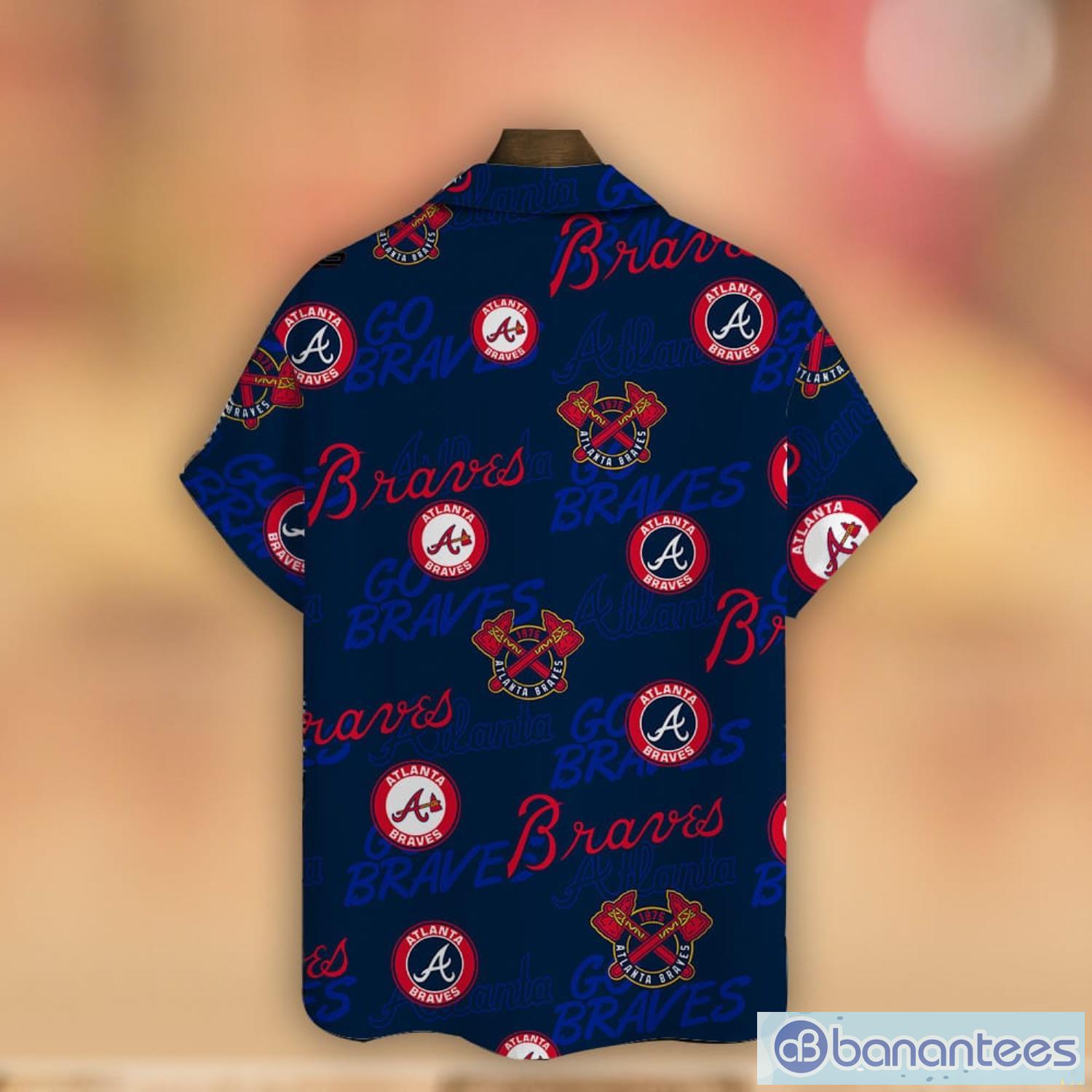 Atlanta Braves Major League Baseball Simple Pattern 3D Print Hawaiian ...