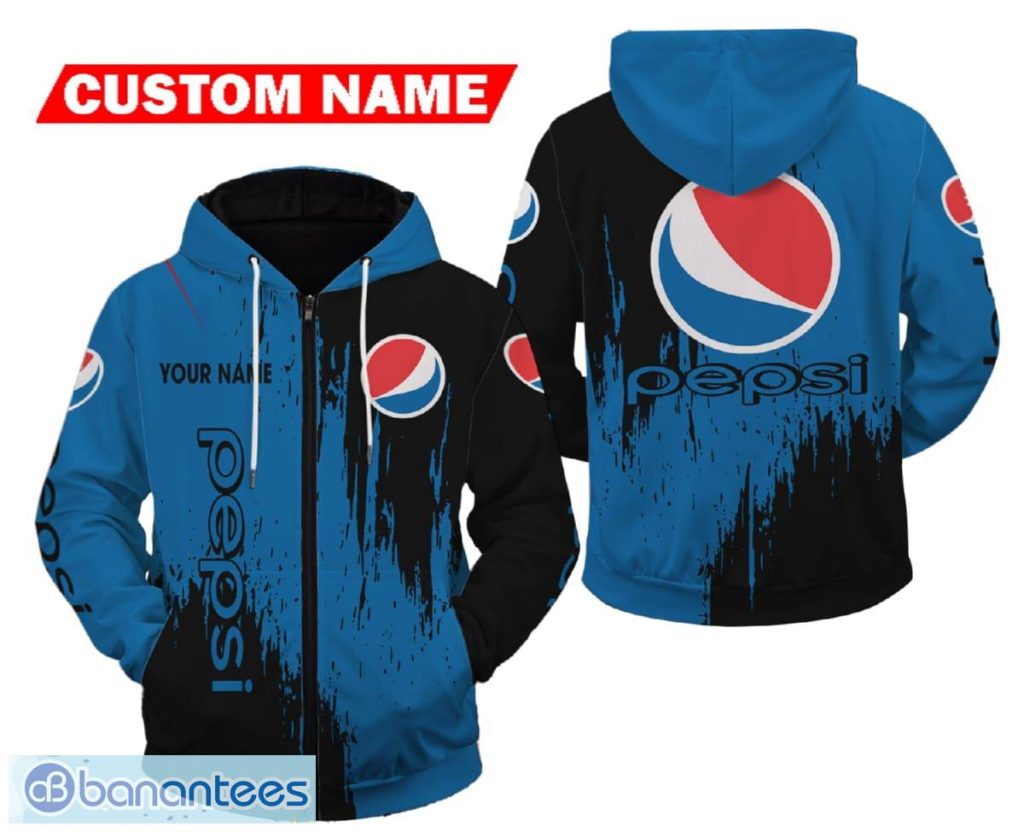 Brush Pattern pepsi Logo New Personalized 3D Hoodie For Men And Women ...