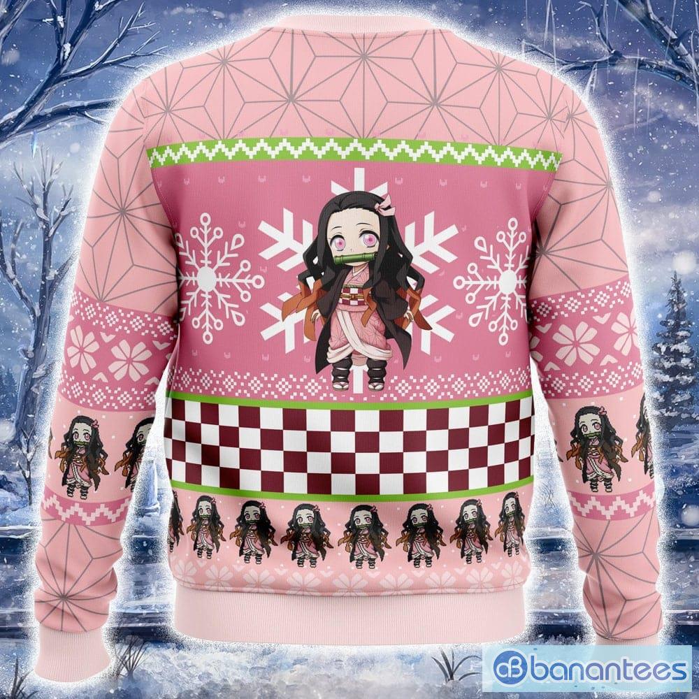 Chibi Nezuko Kamado 3D Sweater New Gift Christmas For Men And Women ...