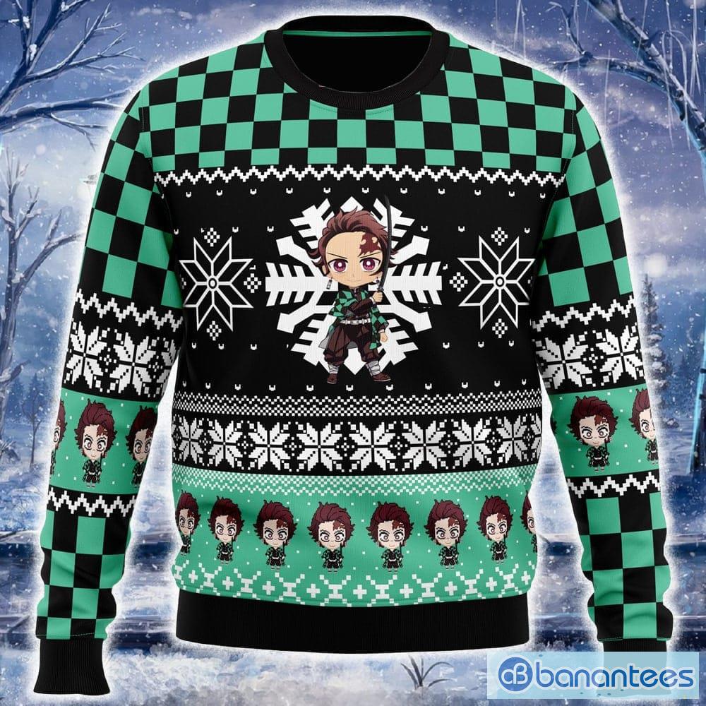 Chibi Tanjiro Kamado 3D Sweater New Gift Christmas For Men And Women ...