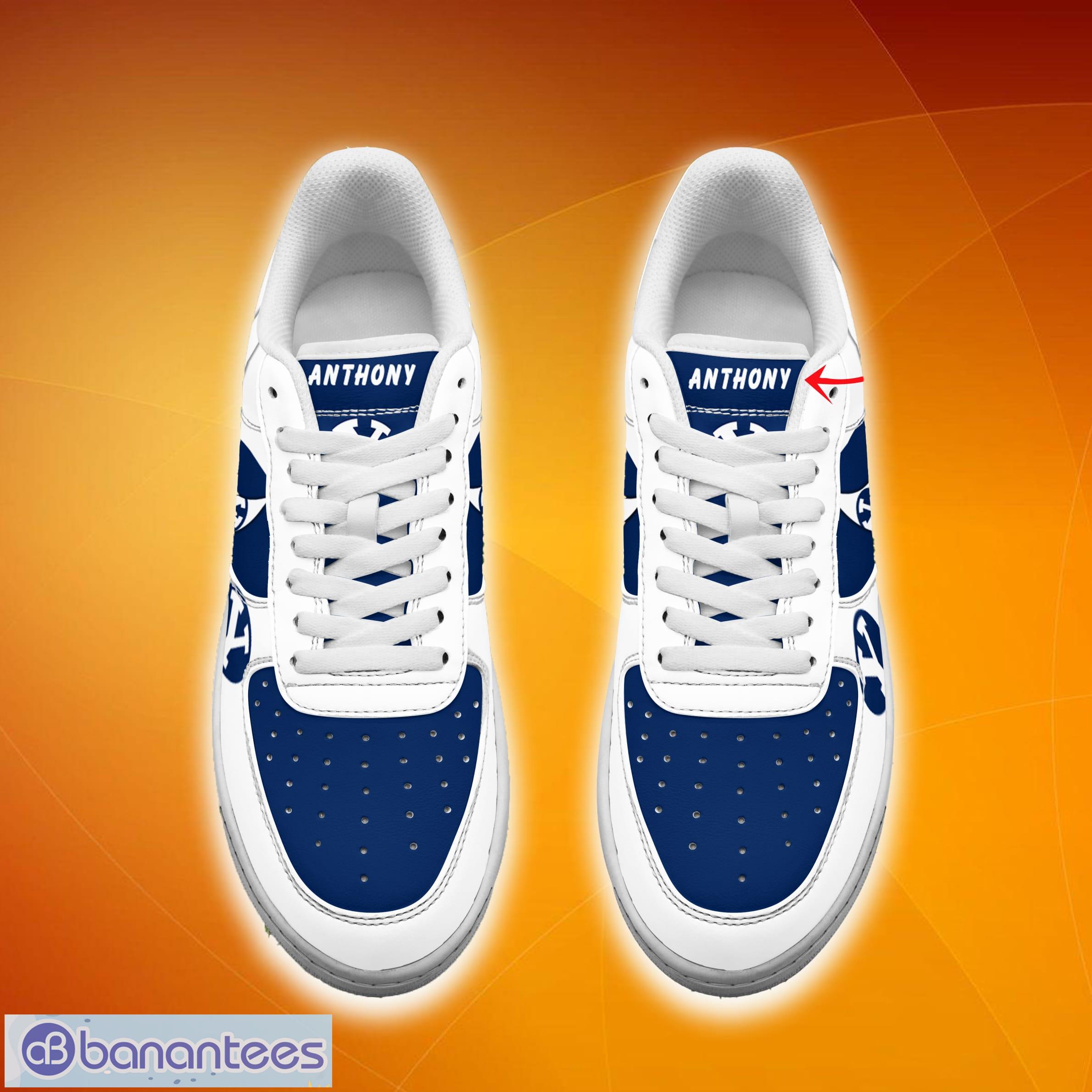 Custom Number And Name BYU Cougars NCAA Air Force Shoes For Fans ...