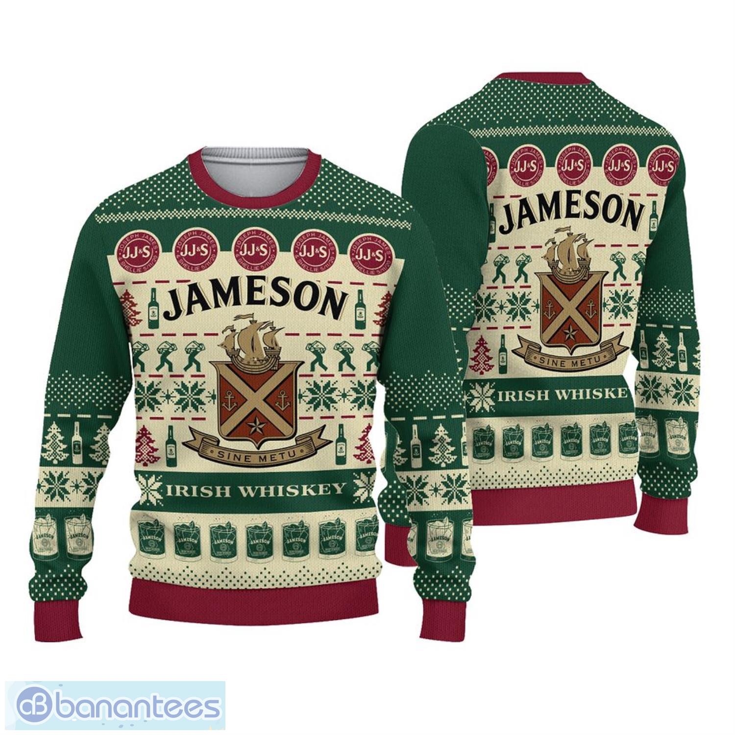 Jameson-Irish-Whiskey-Ugly 3D Sweater Unisex Gift - Banantees