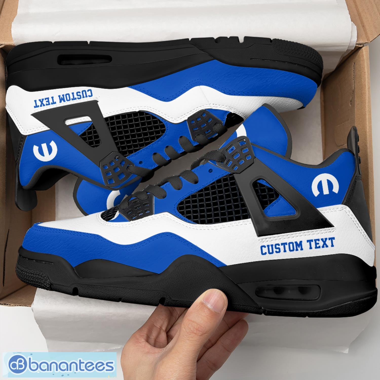 Mopar Logo Air Jordan 4 Custom Name Shoes Car Lover Sneakers - Banantees