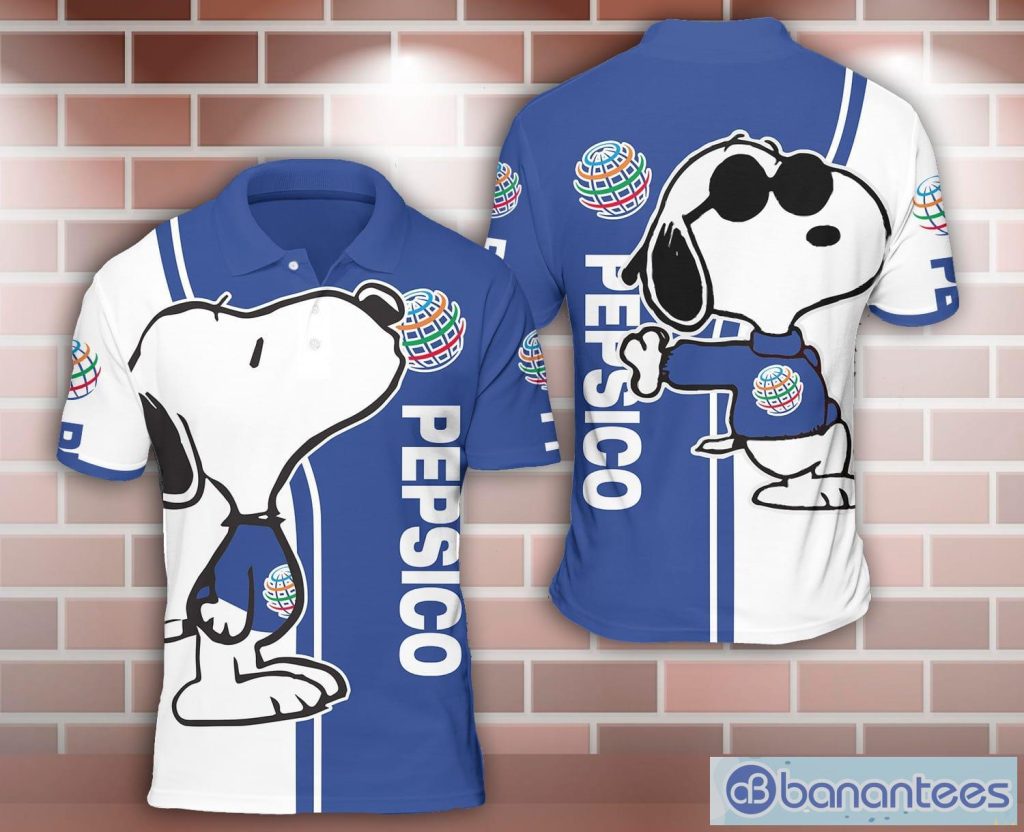 pepsico Snoopy Kiss 3D Polo Shirt For Sport Lover - Banantees