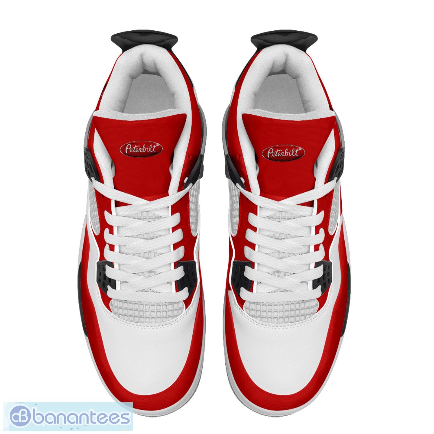 Peterbilt Logo Air Jordan 4 Custom Name Shoes Car Lover Sneakers ...