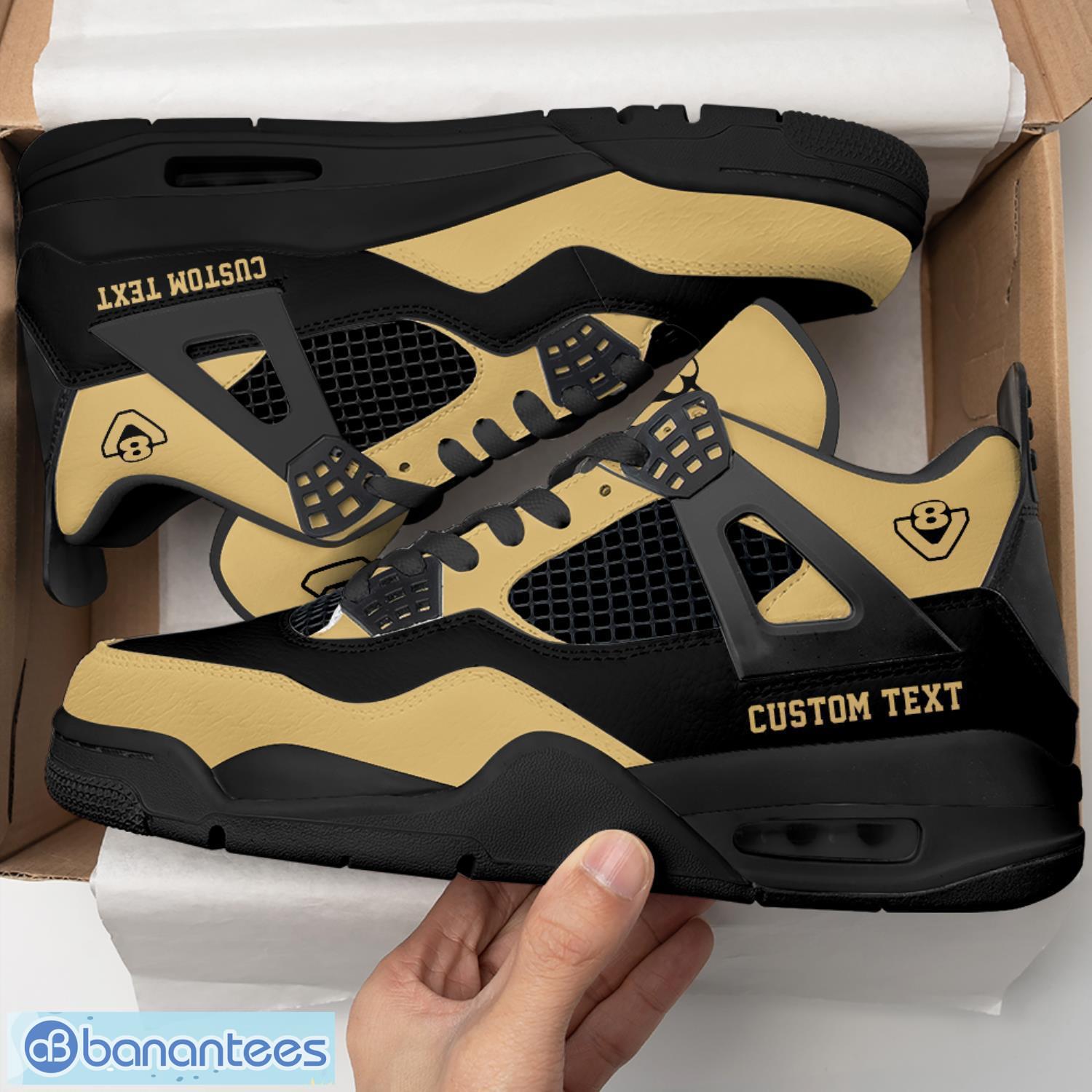 Scania V8 Logo Air Jordan 4 Shoes Car Lover Sneakers Custom Name Shoes ...