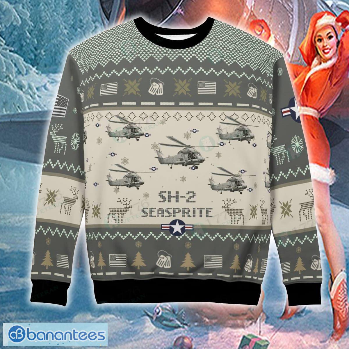 SH-2 Seasprite SH2 Aircraft Ugly Christmas Sweater For Men And Women ...